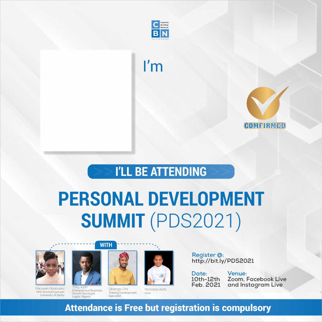 Create your personalized DP for Personal Development Summit - GetDP
