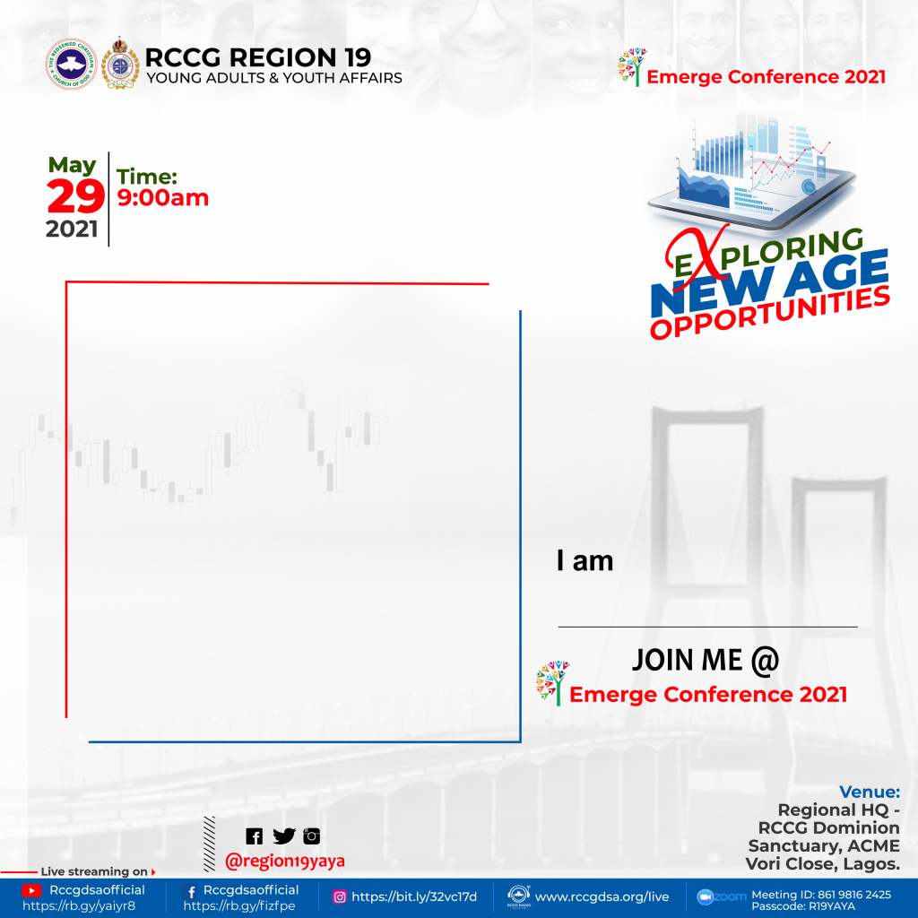 Create your personalized DP for RCCG Region 19 YAYA - GetDP