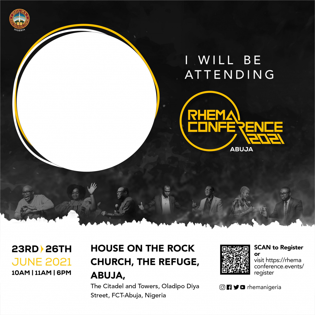 Create your personalized DP for Rhema Conference Abuja - GetDP