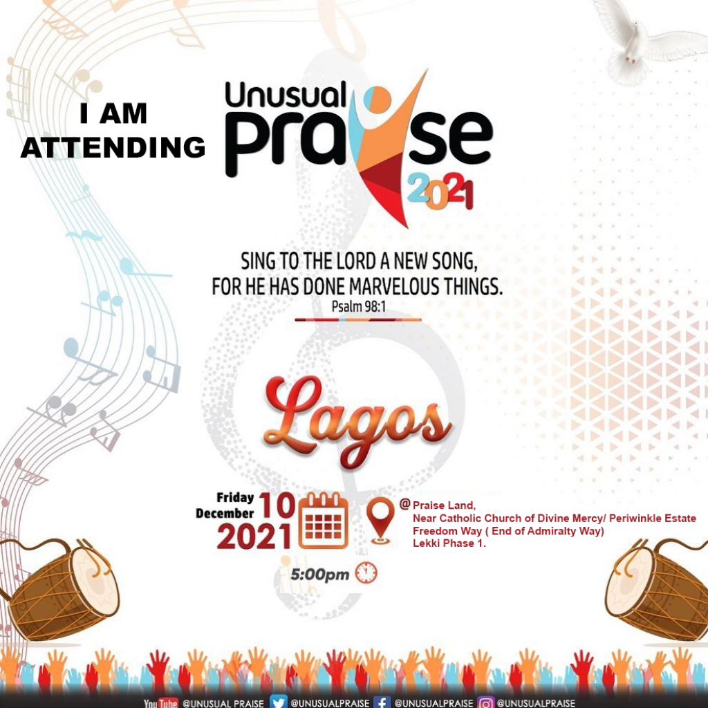 Create Your Personalized DP For Unusual Praise Lagos 2021 GetDP