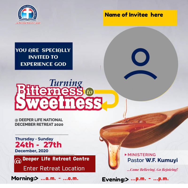 DLDR2020 Special Invitation Card | Emmanuel